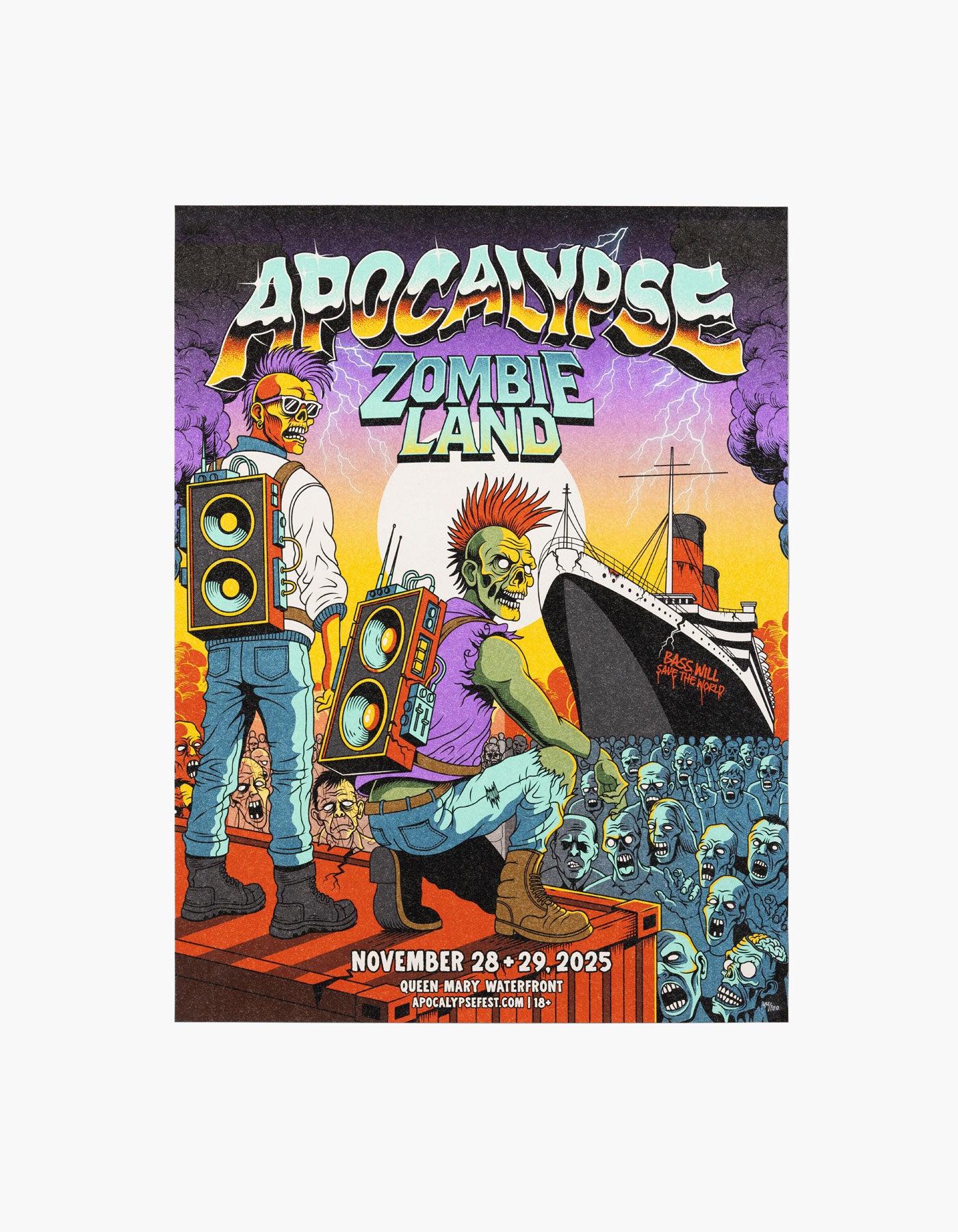 Apocalypse Quarantine 2025 Poster – Insomniac Shop