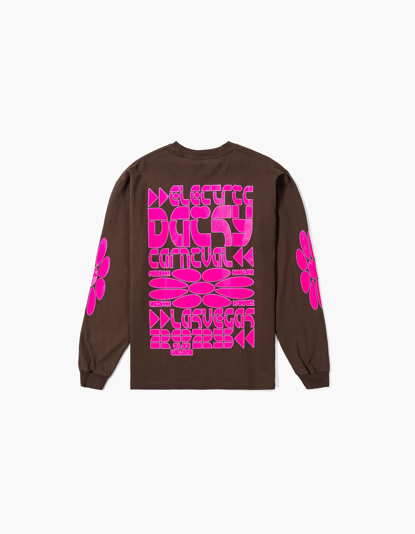 EDC 2025 Daisy Dash L/S Tee Brown – Insomniac Shop