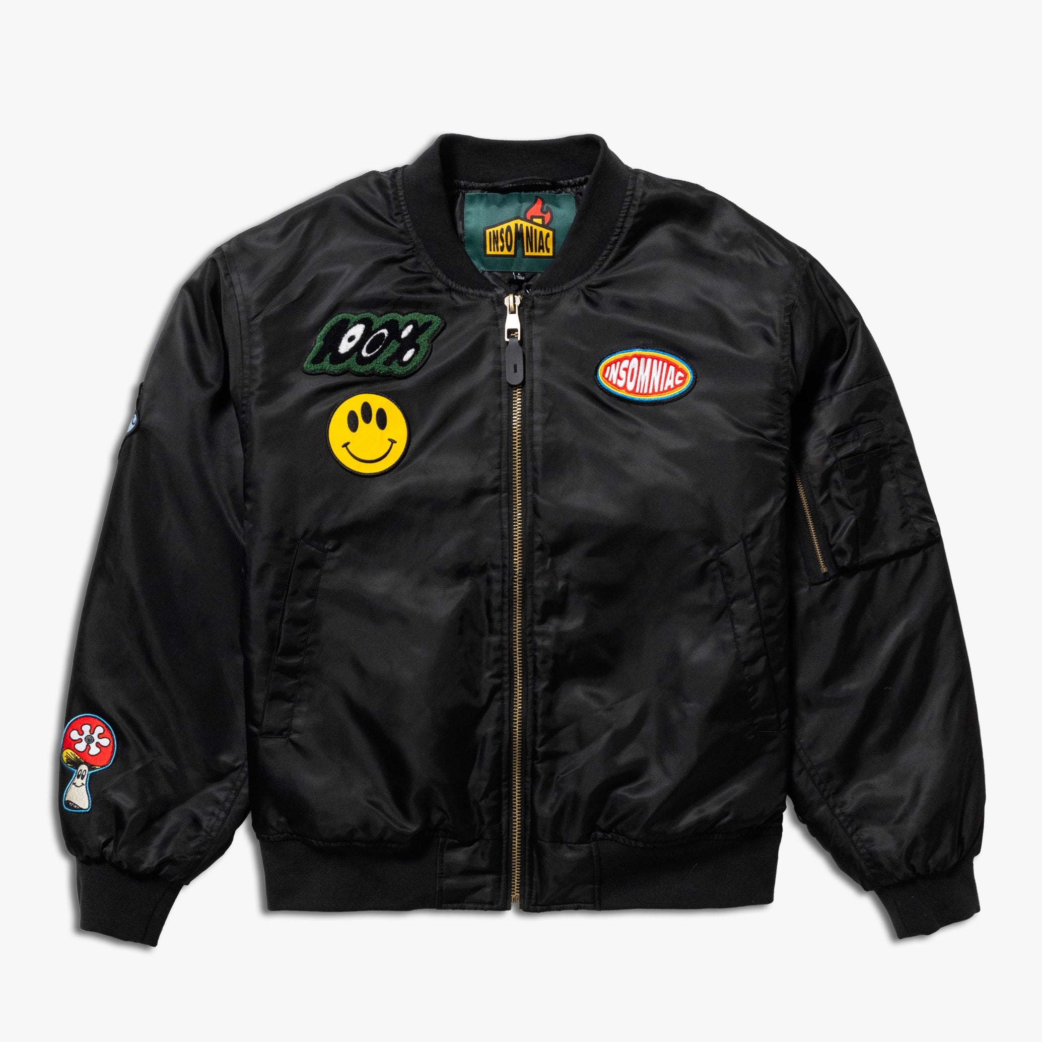 Maverick Patch Bomber Jacket – Insomniac Shop