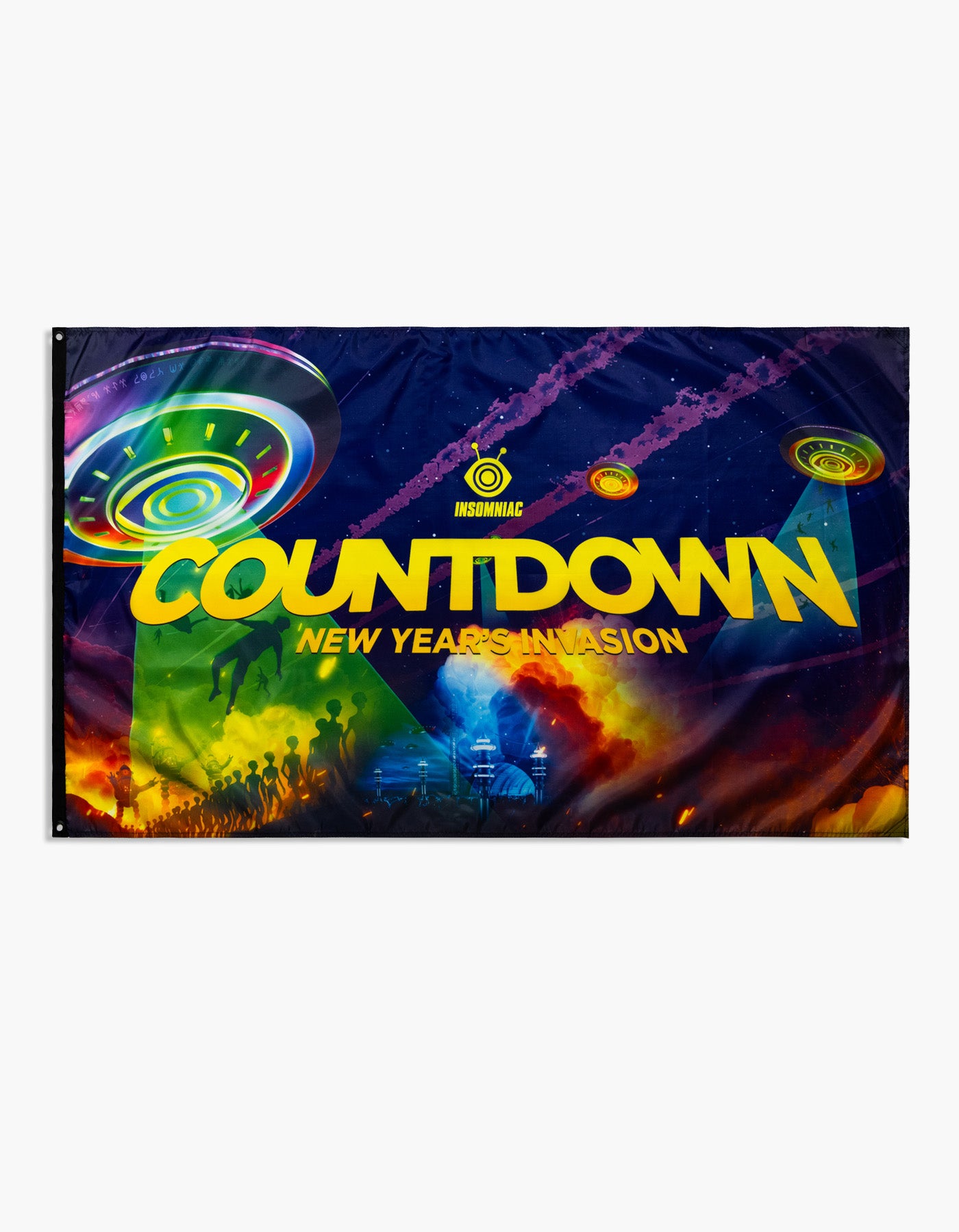 New Year Invasion Flag – Insomniac Shop