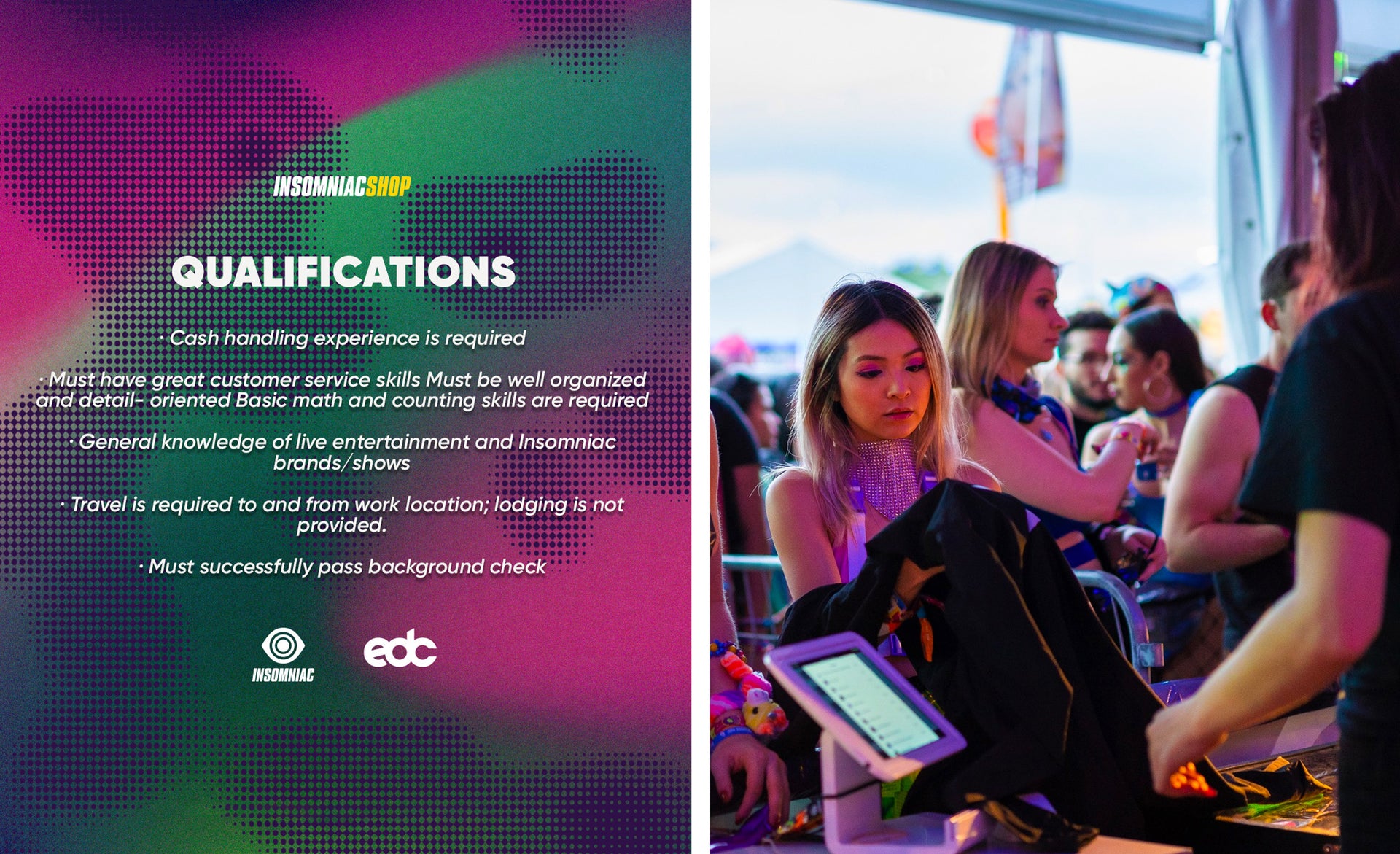 Insomniac Shop Career Page
